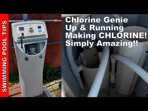 Chlorine Genie Up And Running And Making Chlorine - Amazing!