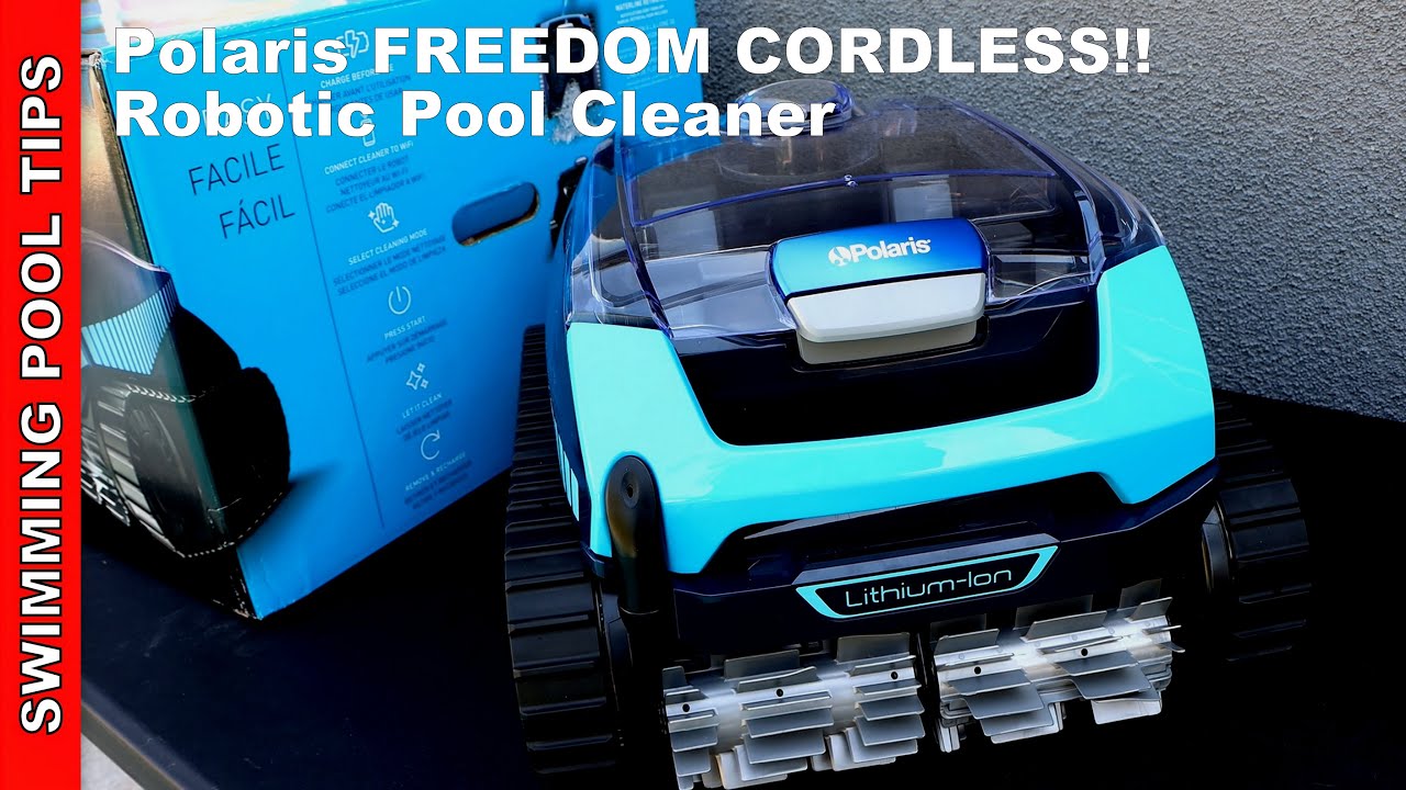 Polaris FREEDOM™ Cordless Robotic Cleaner - 2.5 Hour Run Time & Easy ...