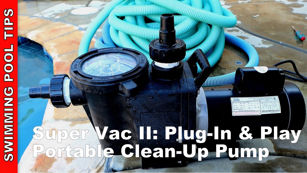 The Best Portable Clean-Up Pump: Advantage Manufacturing Super Vac II ...