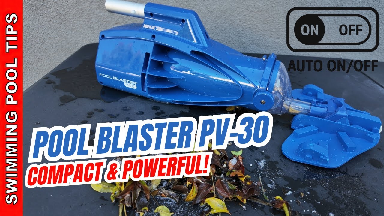 Pool Blaster PV-30 Cordless Rechargeable Pool & Spa Vacuum: Powerful ...
